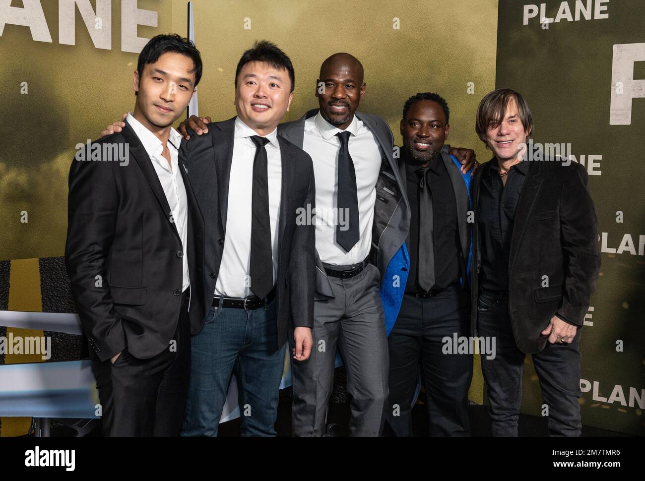 Yoson An, Tim Lee, Remi Adeleke, Osita Onugha, Alan Siegel attend the ...
