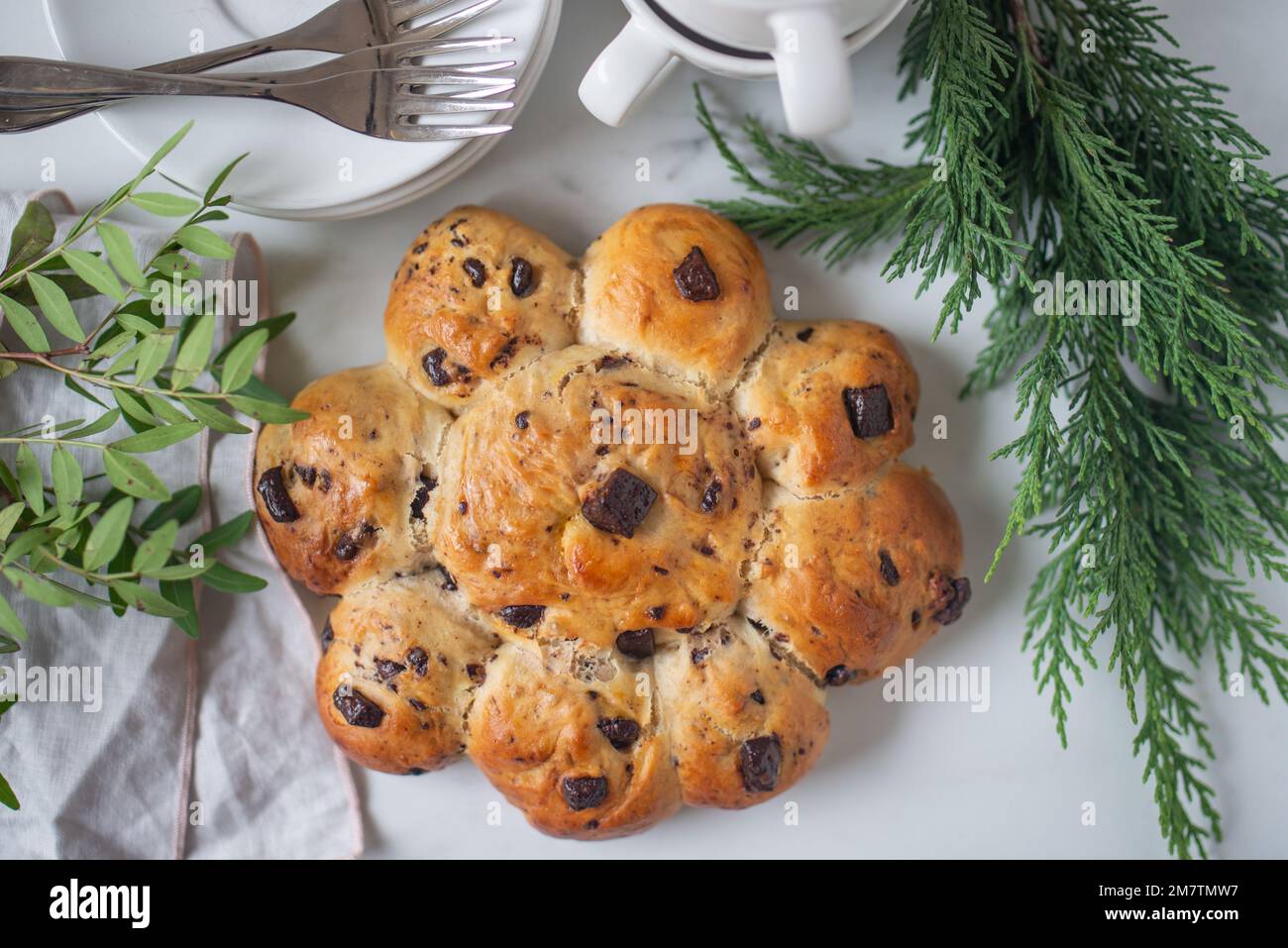 Traditional home made Epiphany cake Stock Photo - Alamy