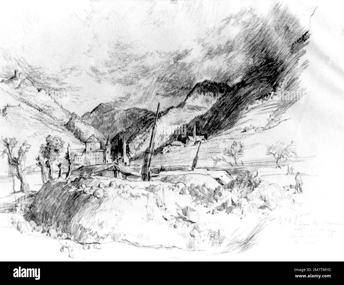 Artwork: "Flak Battery Emplacement" Artist: Karl Sommer. Country ...