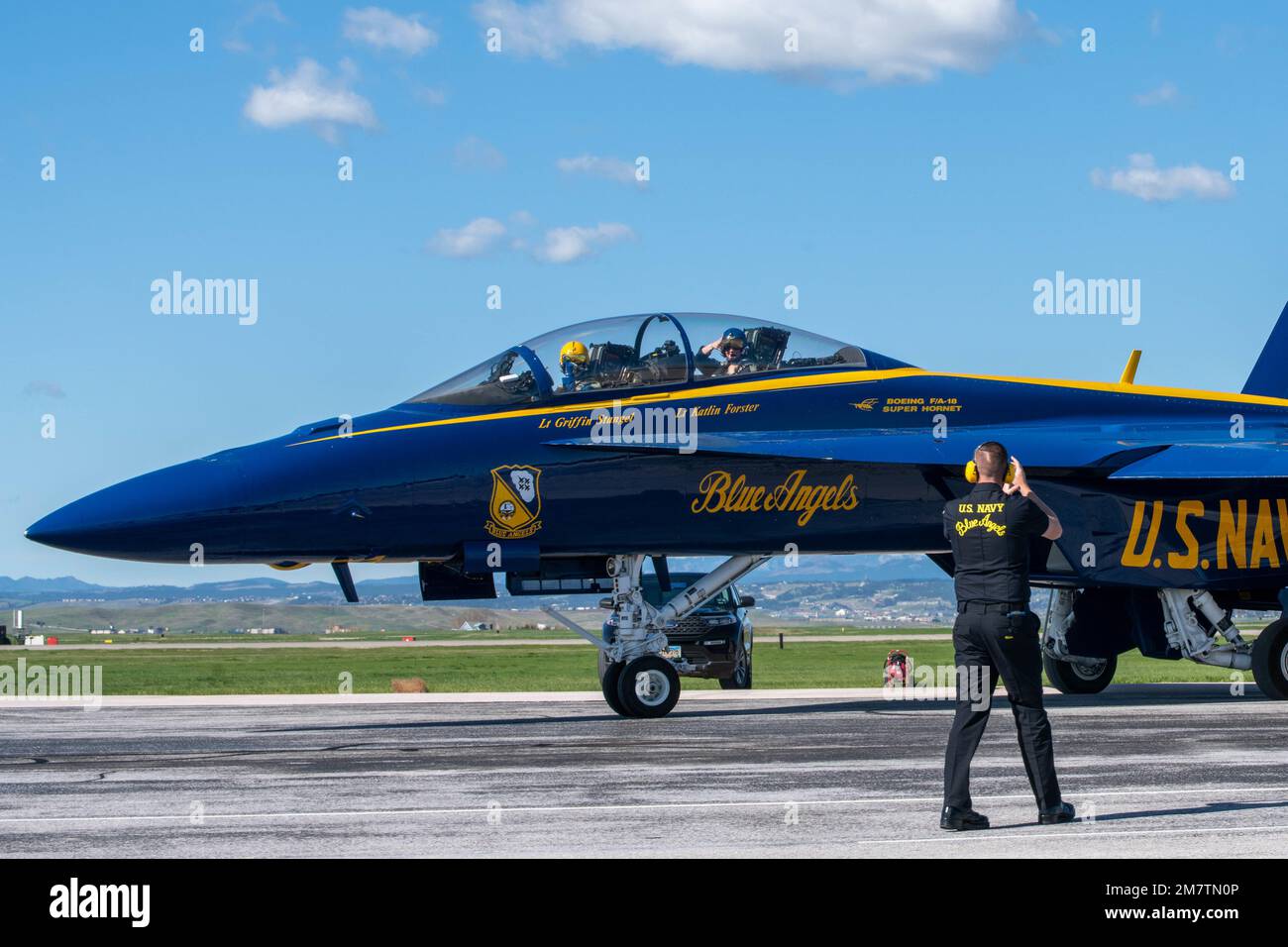 U.S. Navy Petty Officer 2nd Class Jordan Walls, an aviation electronics ...
