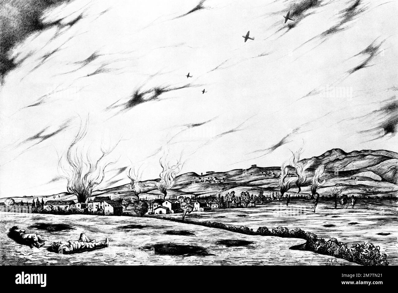 Artwork: "Campo Morto Hillside" Artist: Rudolph Von Ripper. Country ...