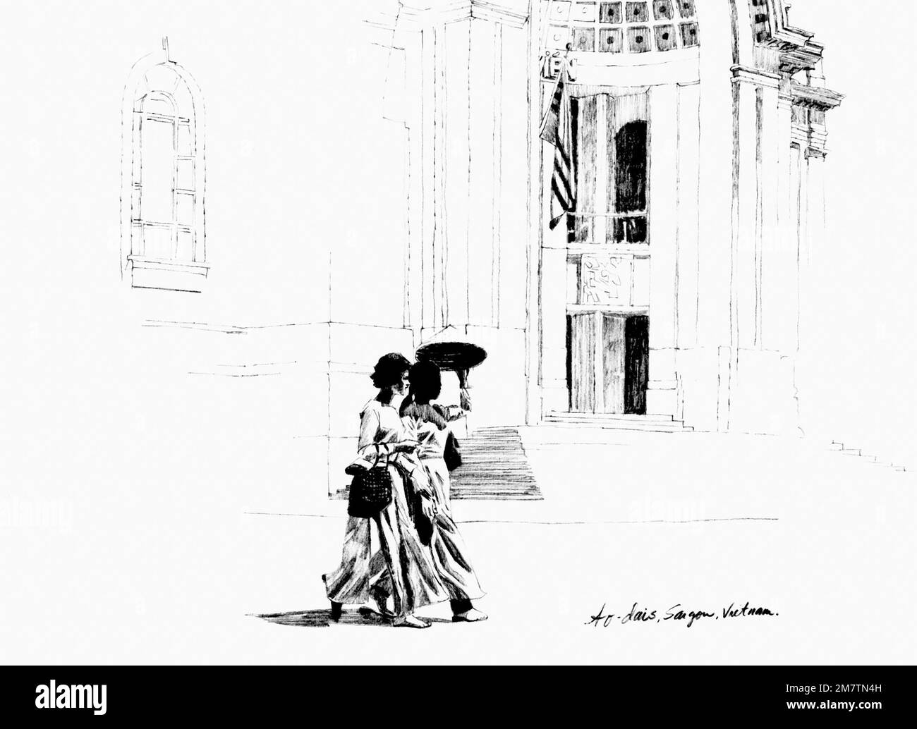 Artwork: "AN entry in the Southeast Asia Sketchbook" Artist: Kenneth ...