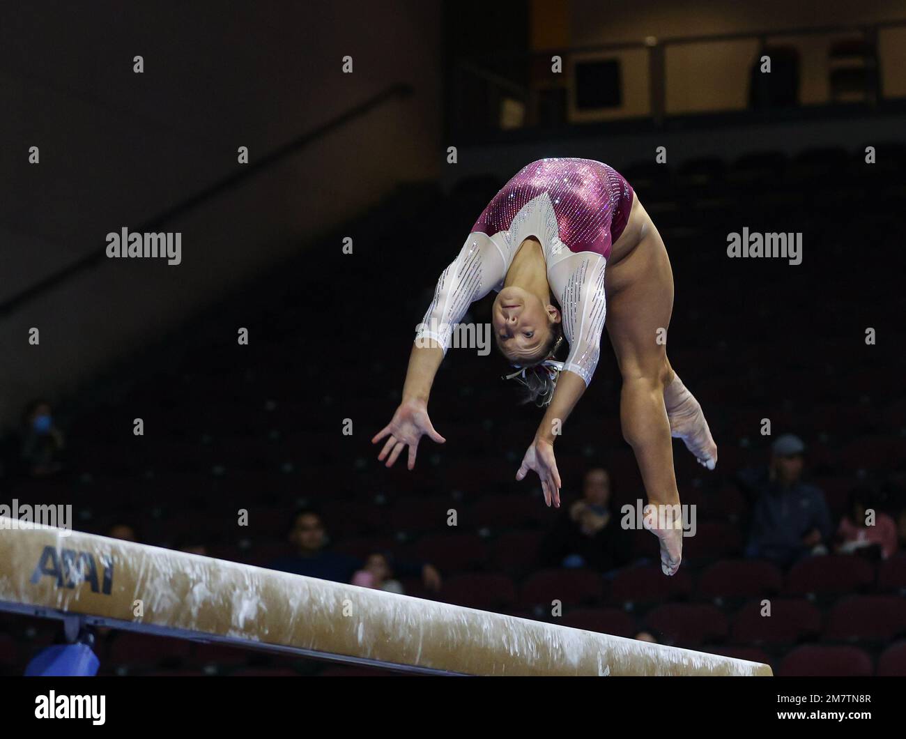 Las Vegas, NV, USA. 7th Jan, 2023. Oklahoma's Ava Siegfeldt does a ...
