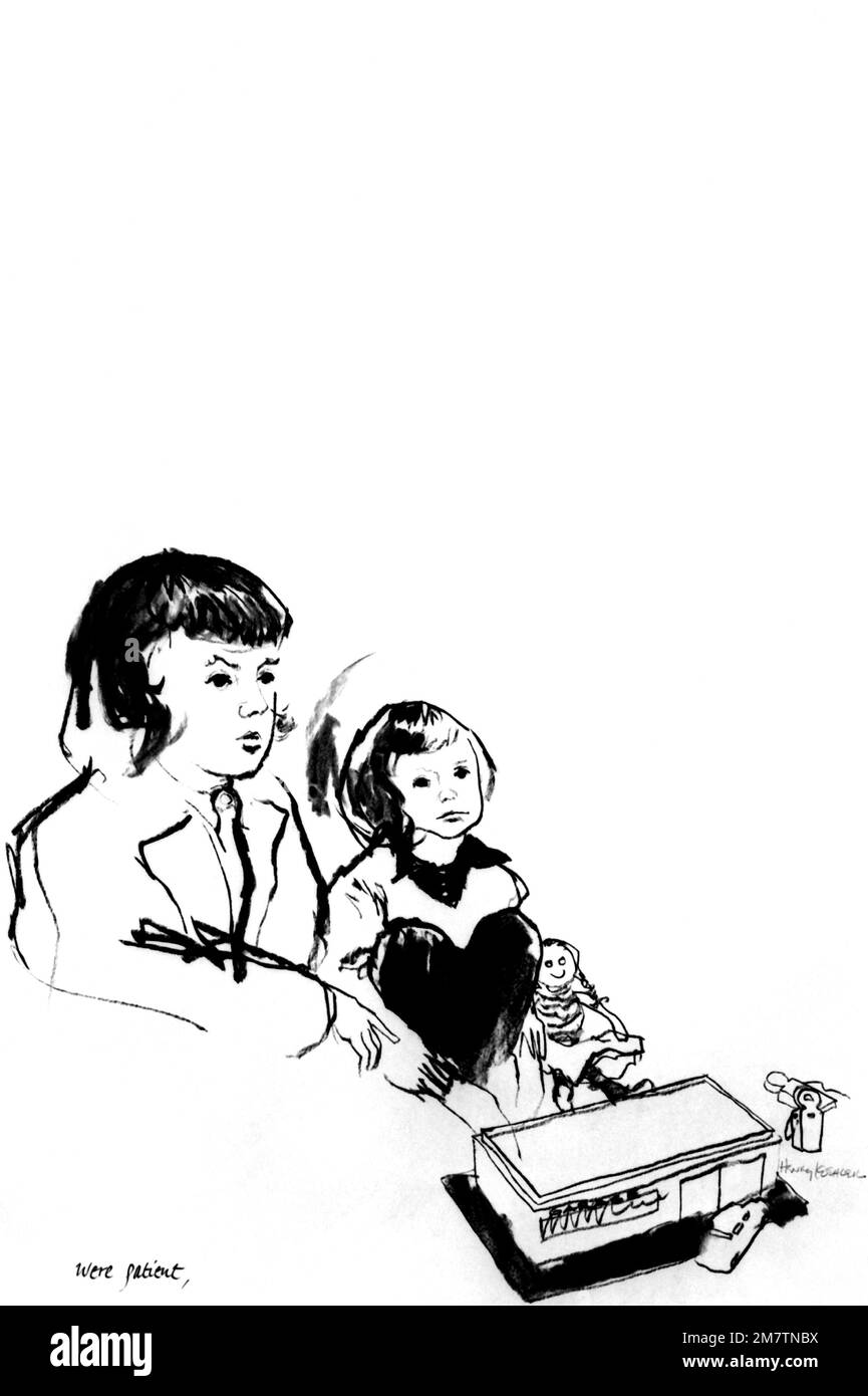 Artwork: "Patience" Artist: Henry Koehler. Country: Unknown Stock Photo ...