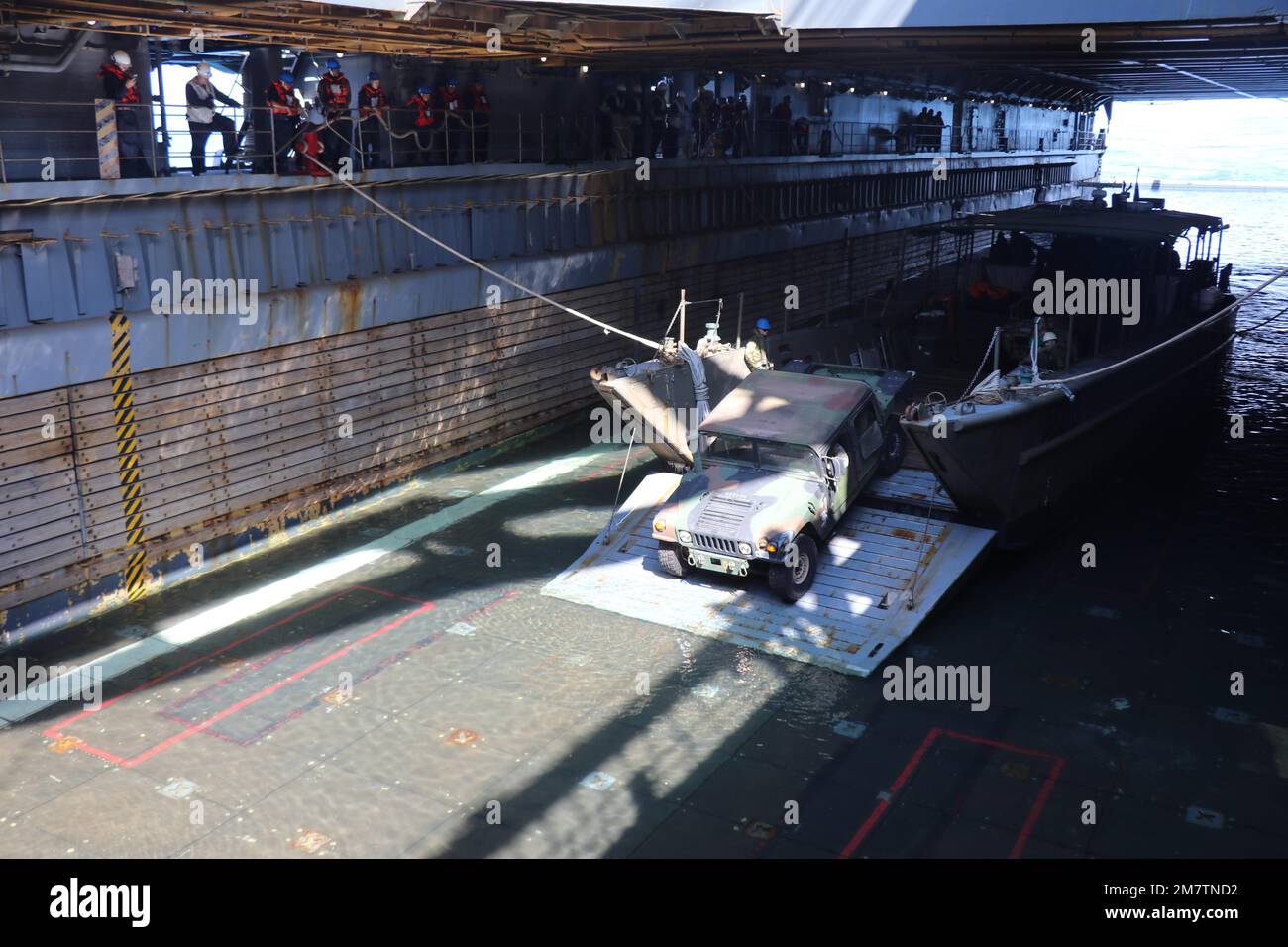 TIMOR SEA (May 13, 2022) Landing Craft Mechanized (LCM) 8, assigned to ...