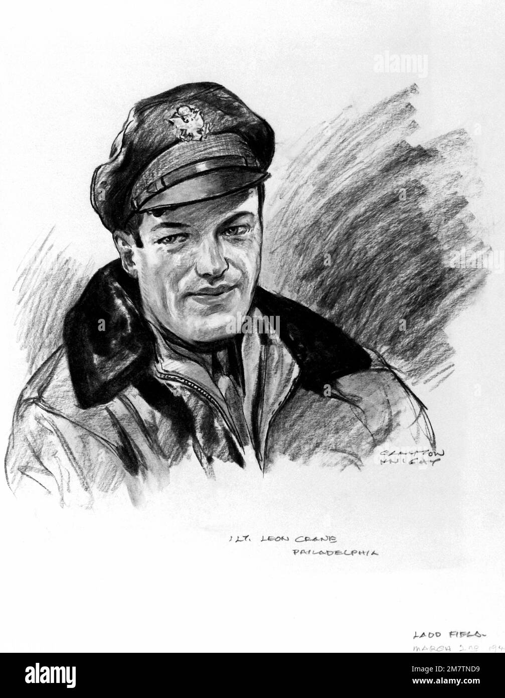 Artwork: "LT. Leon Crane - Philadelphia" Artist: Clayton Knight ...