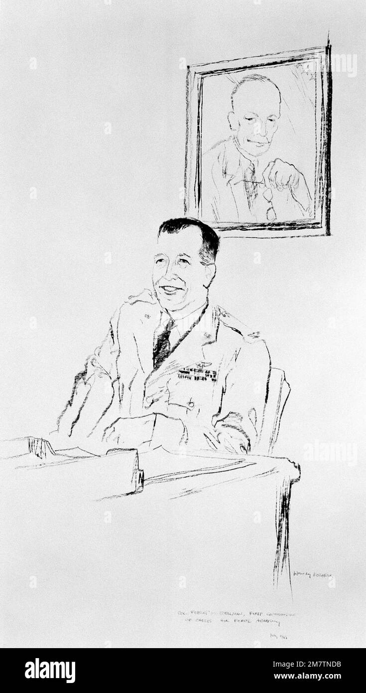 Artwork: "First Commandant of Cadets at the Air Academy - COL Robert ...