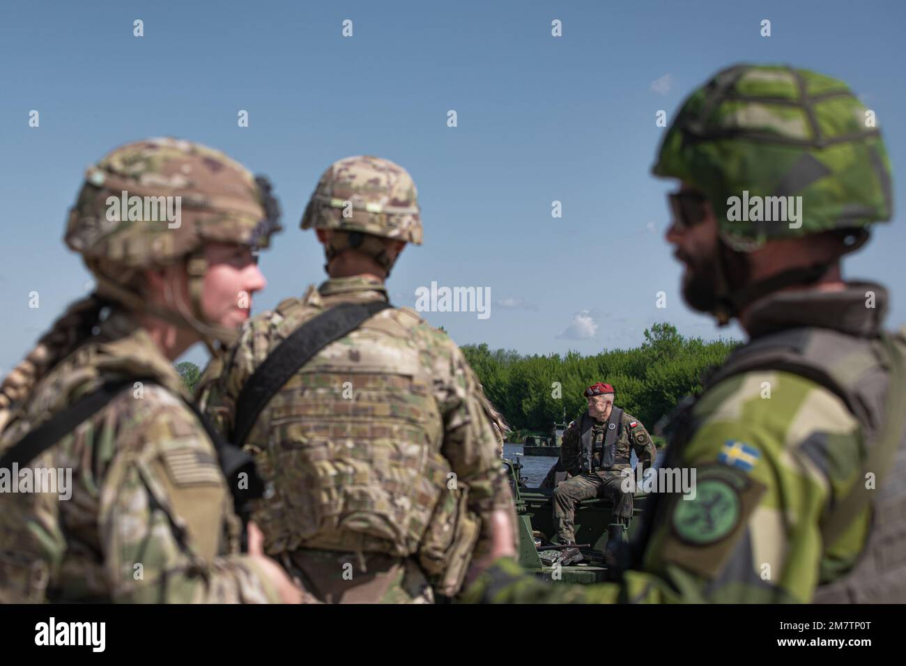 Polish army Maj. Gen. Adam Joks, deputy commanding general ...