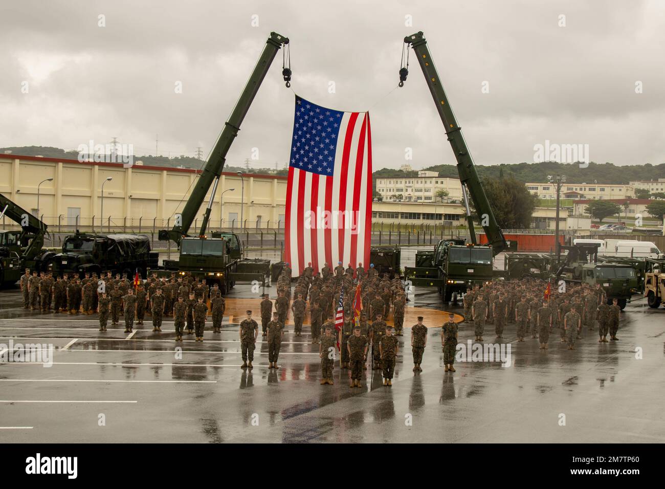 U.S. Marines with 3rd Landing Support Battalion, Combat Logistics ...