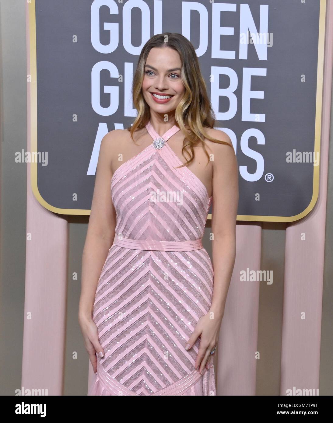 Beverly Hills, United States. 10th Jan, 2023. Margot Robbie arrives for ...
