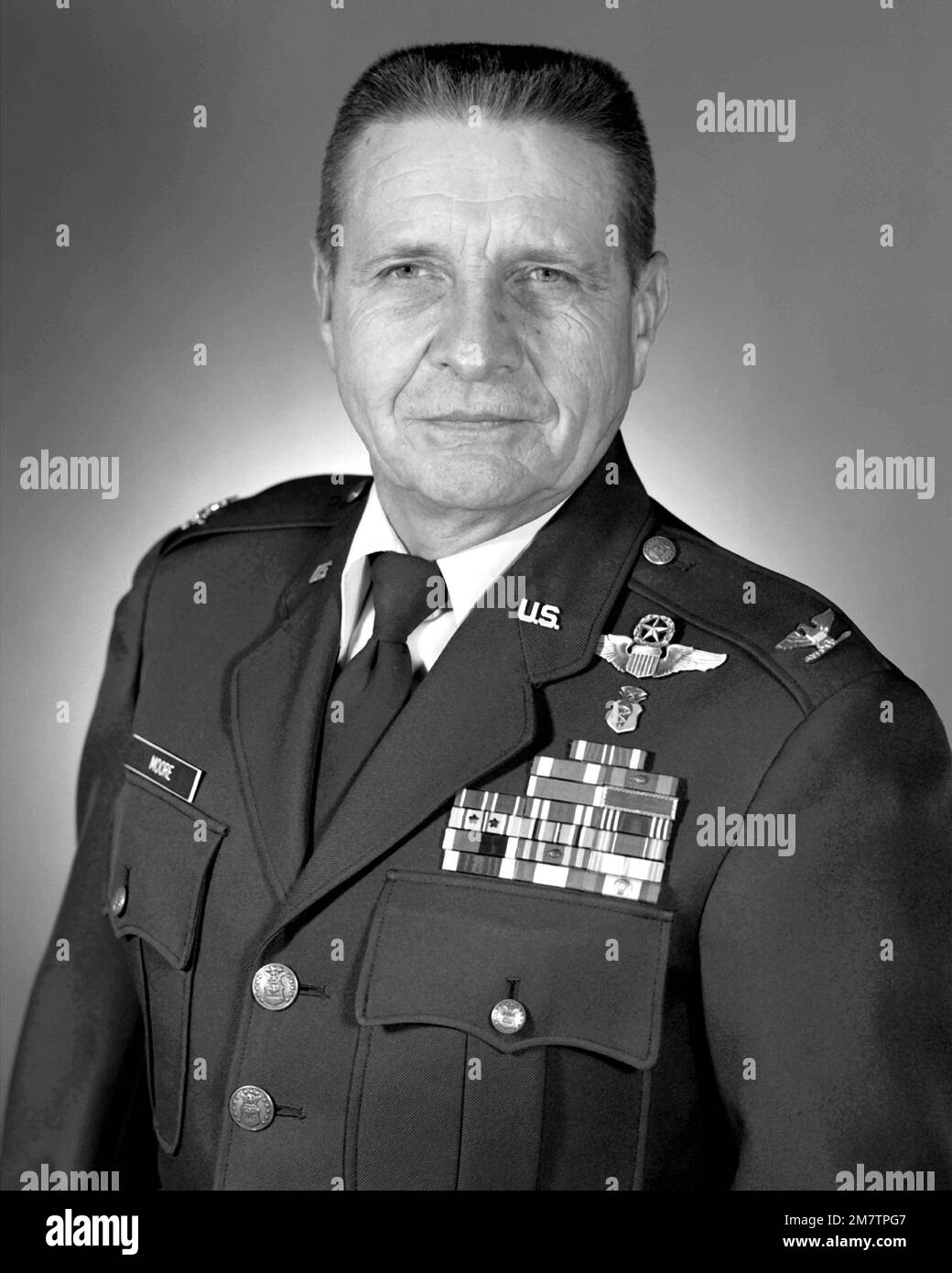 COL Allen H. Moore Jr., USAF (uncovered). Country: Unknown Stock Photo ...