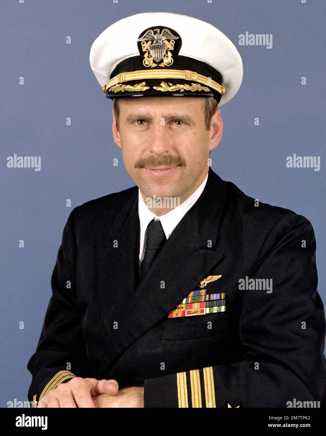 CDR John M. Kuhns, USN (covered). Country: Unknown Stock Photo - Alamy