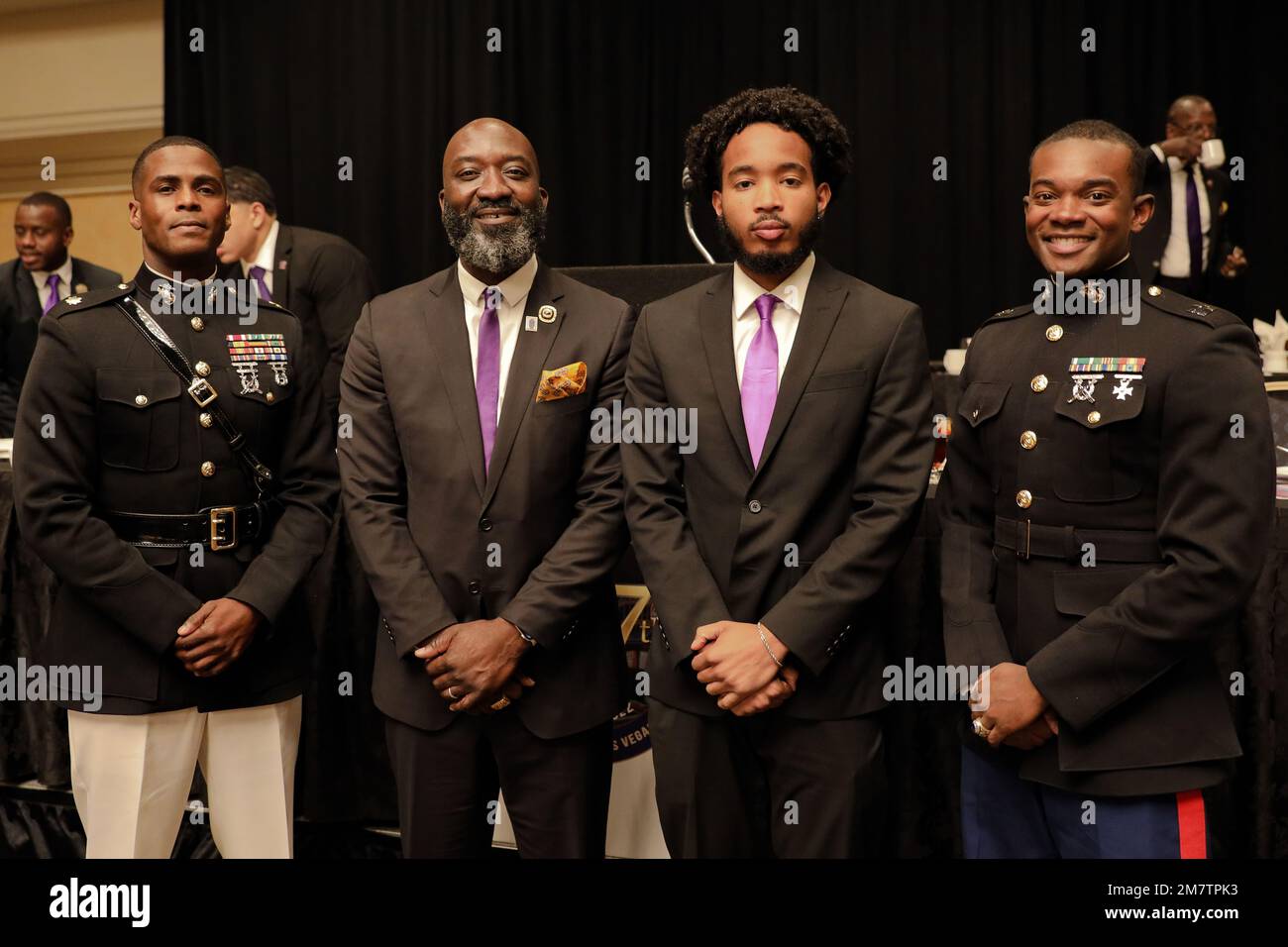 The 8th Marine Corps District attends Omega Psi Phi Fraternity Inc. 77th Annual 12th District ...