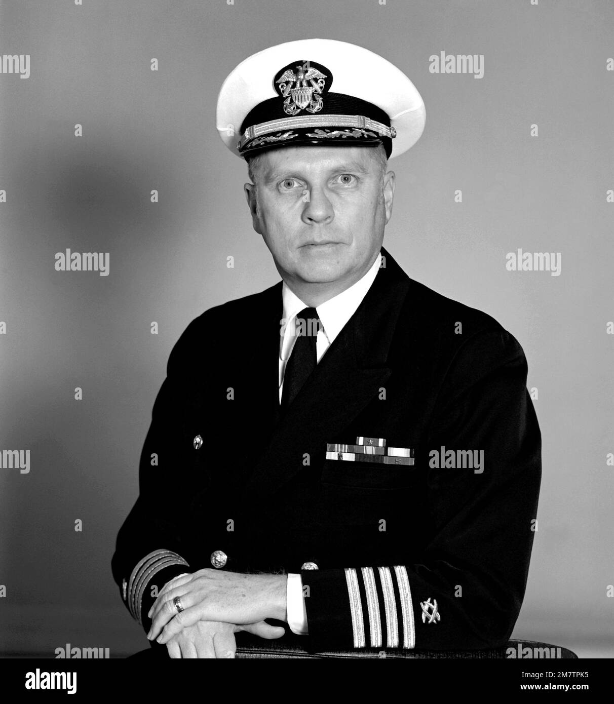 CAPT Richard Finch Caswell, USN (covered). Country: Unknown Stock Photo ...
