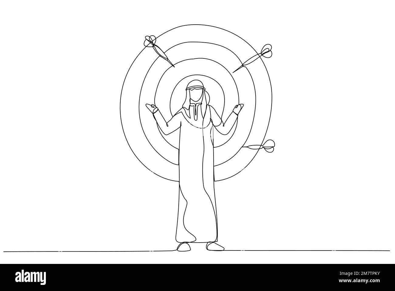 Archery art poster Cut Out Stock Images & Pictures - Alamy