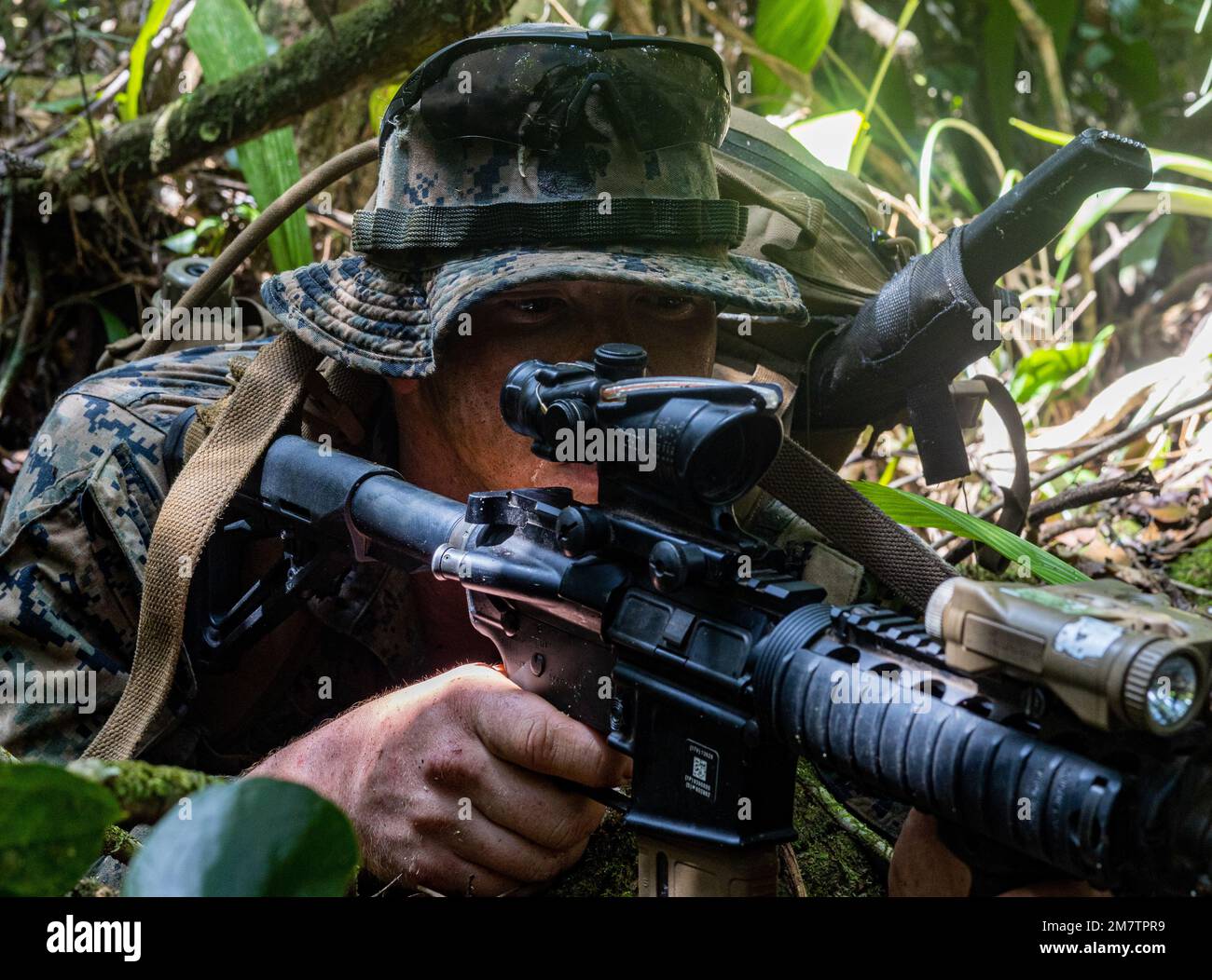 U.S. Marine Corps Sgt. Ryan Berg, an infantry Marine with India Company ...