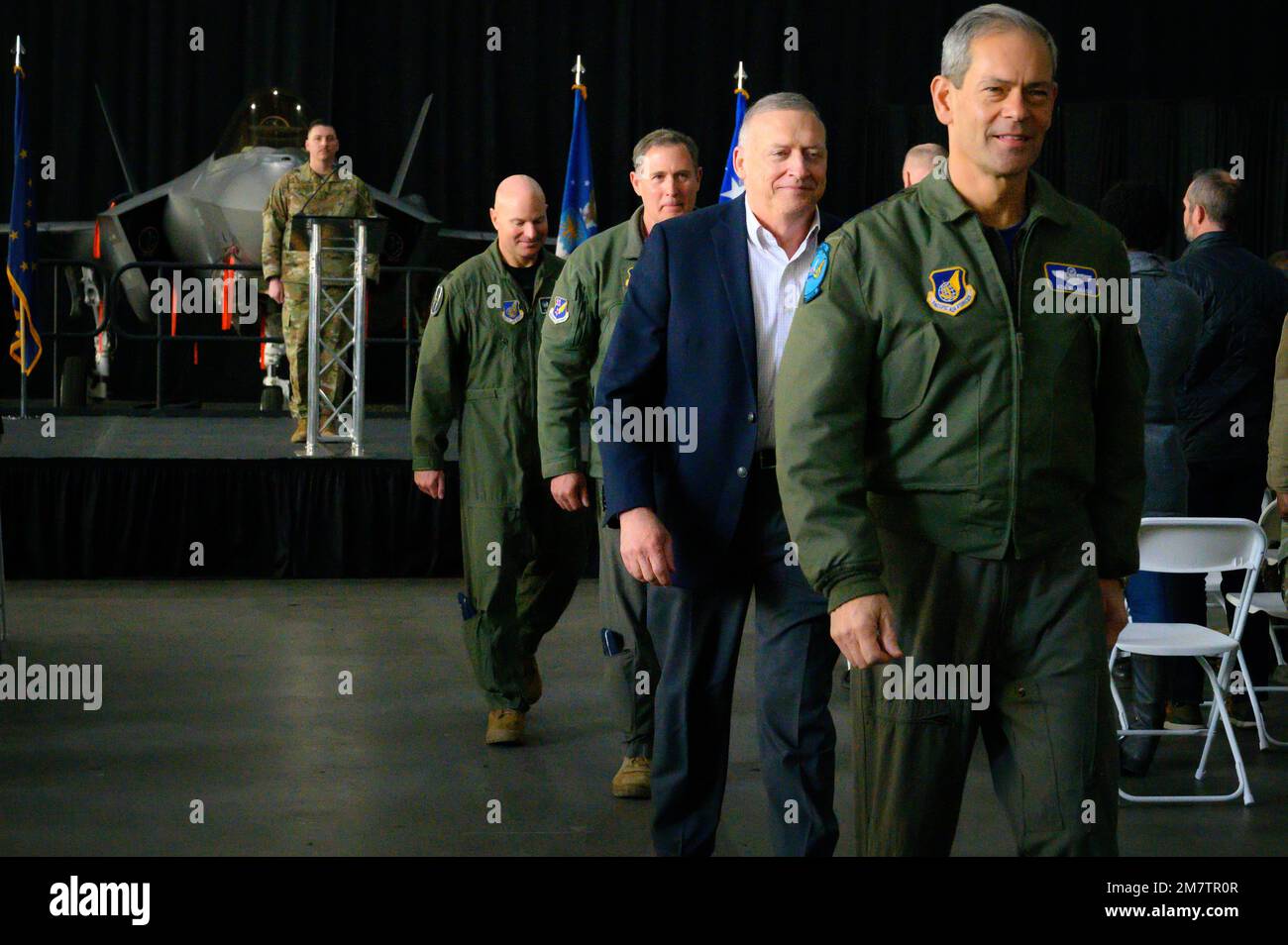 The official party departs following the 354th Fighter Wing’s Last Jet ...