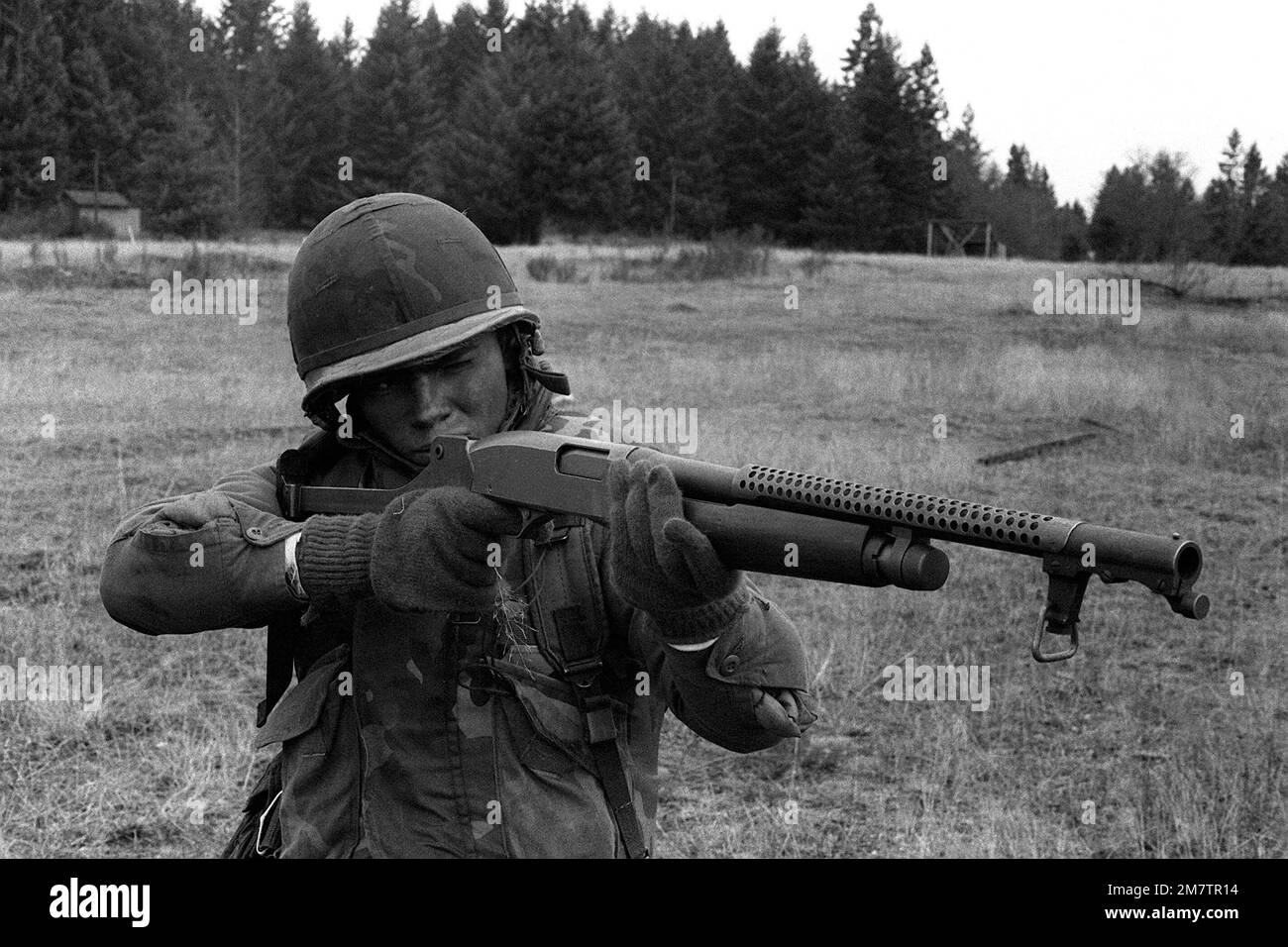 PFC. Art Burgess, a candidate in the Ranger Indoctrination Program (RIP ...