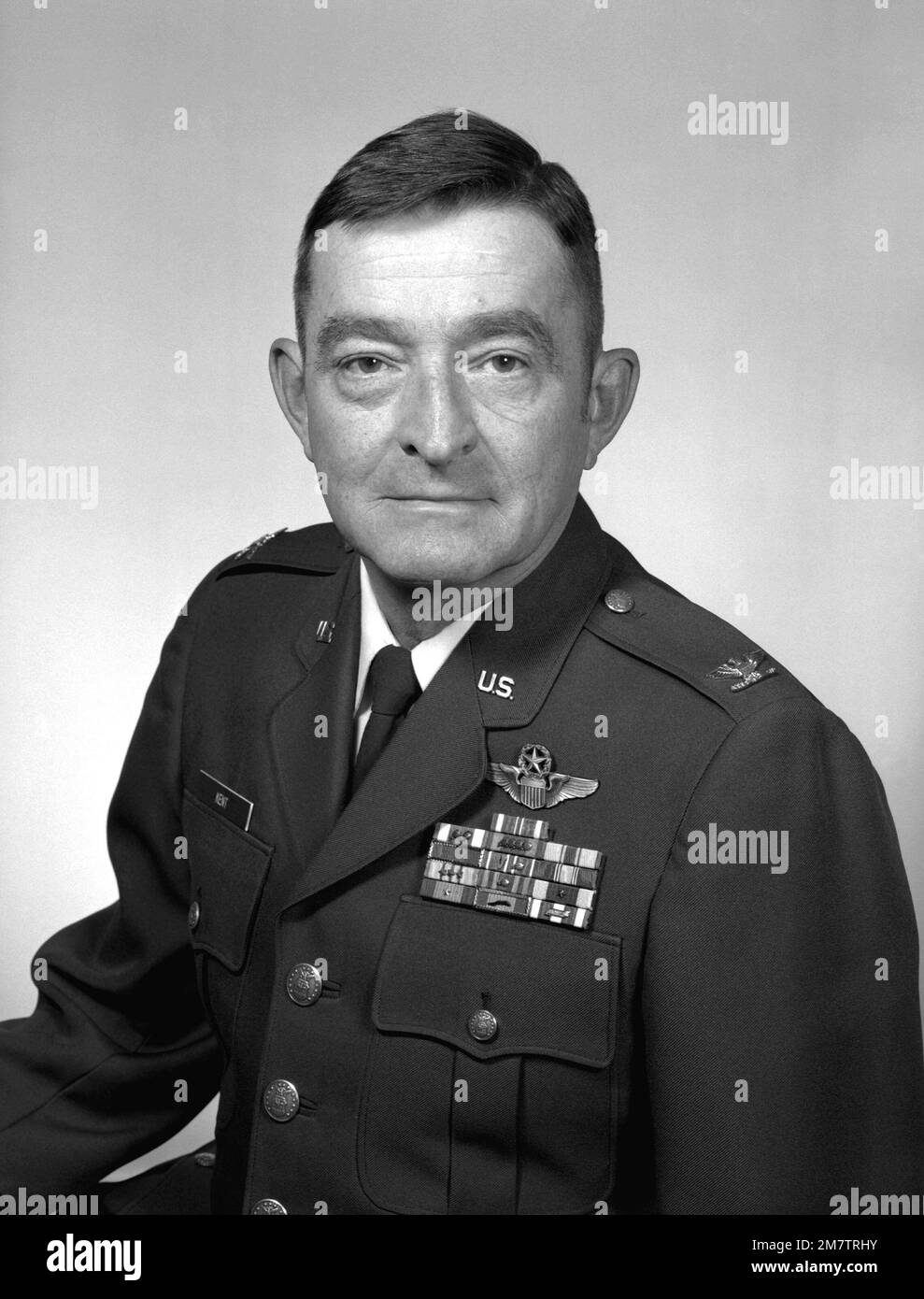 COL Richard B. Kent, USAF (uncovered). Country: Unknown Stock Photo - Alamy