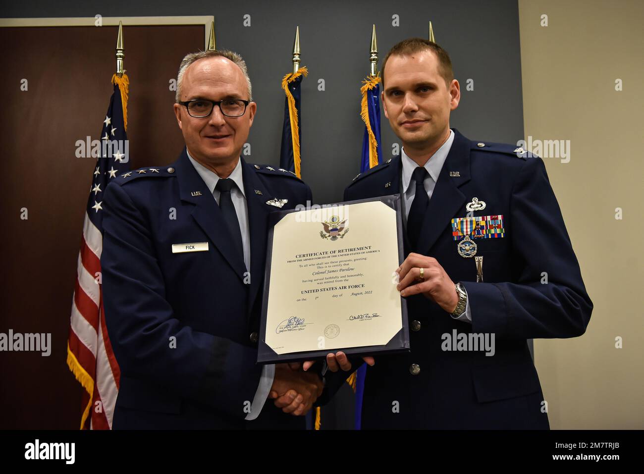 CRYSTAL CITY, VA. (May 13, 2022) – U.S. Air Force Col. James Parslow ...
