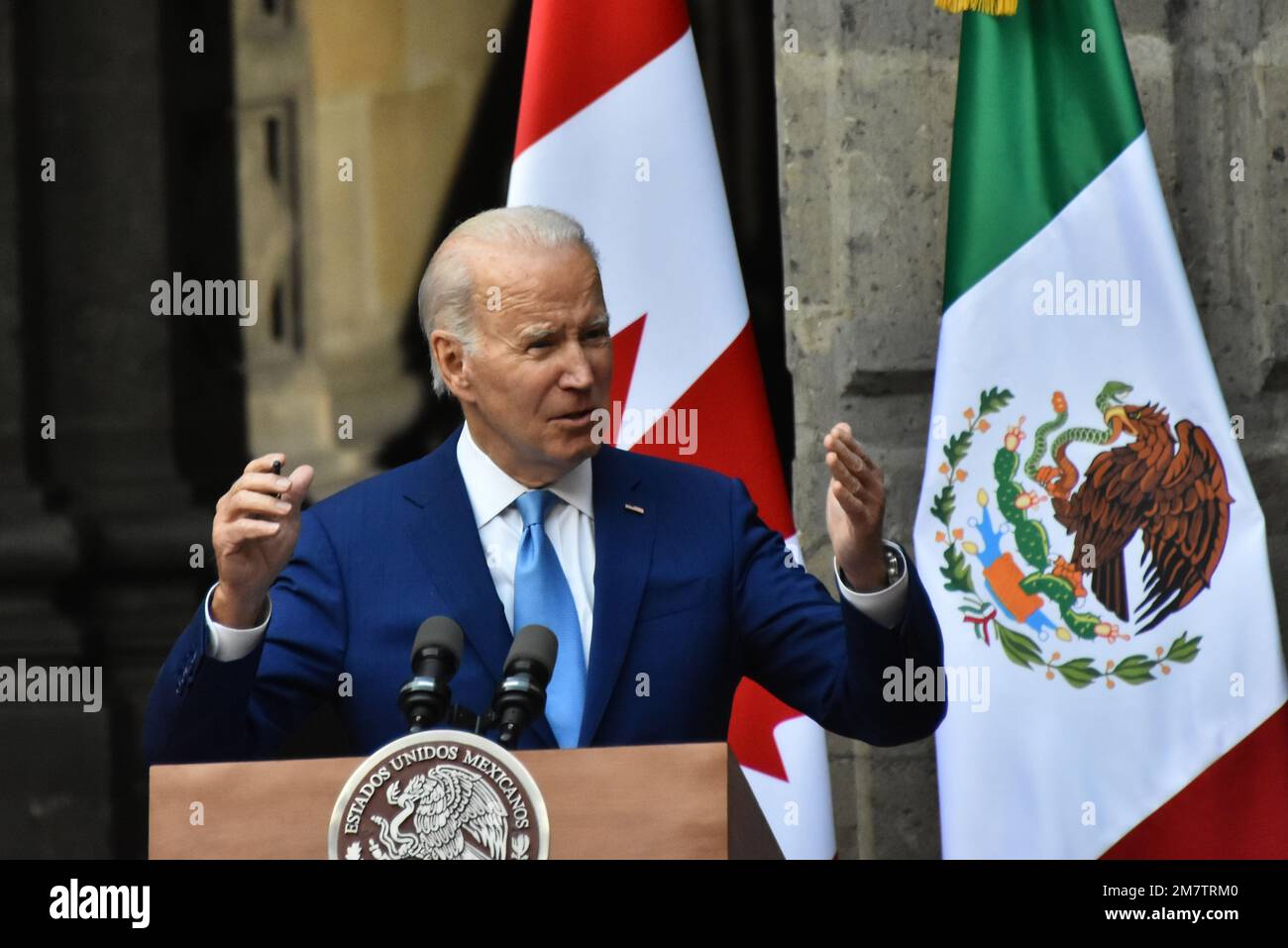 Mexico City, Mexico: January 10, 2023, United States President, Joe ...