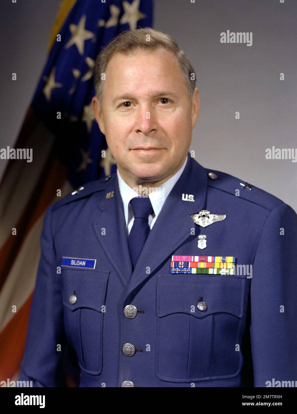 BGEN Alexander M. Sloan, USAF (uncovered). Country: Unknown Stock Photo ...