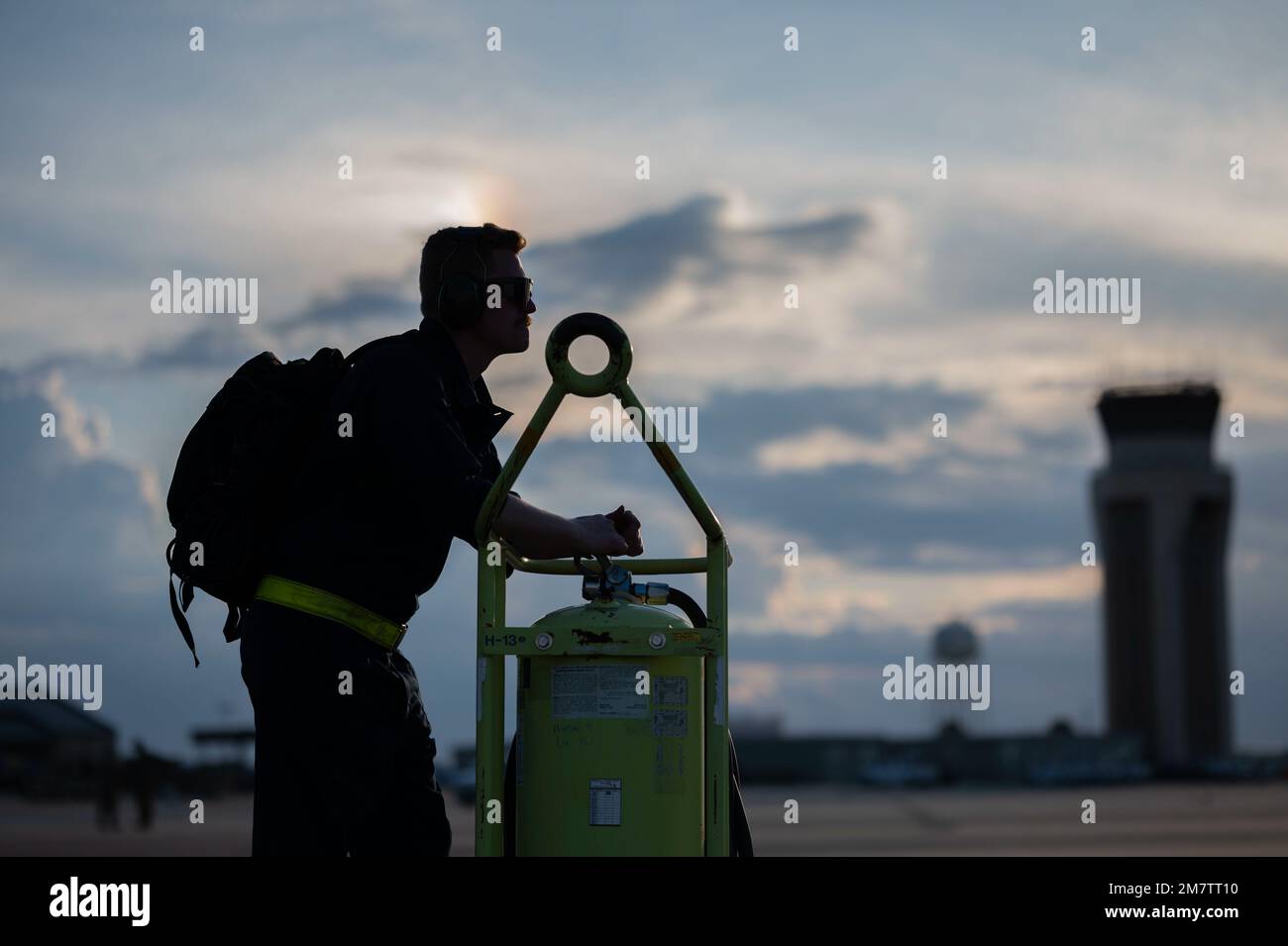 U.S. Air Force Tech. Sgt. Mike McCuin, 104th Aircraft Maintenance ...