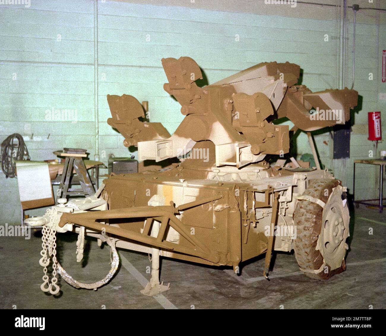 A view of an M-192 Hawk missile launcher rebuilt at Letterkenny Army ...