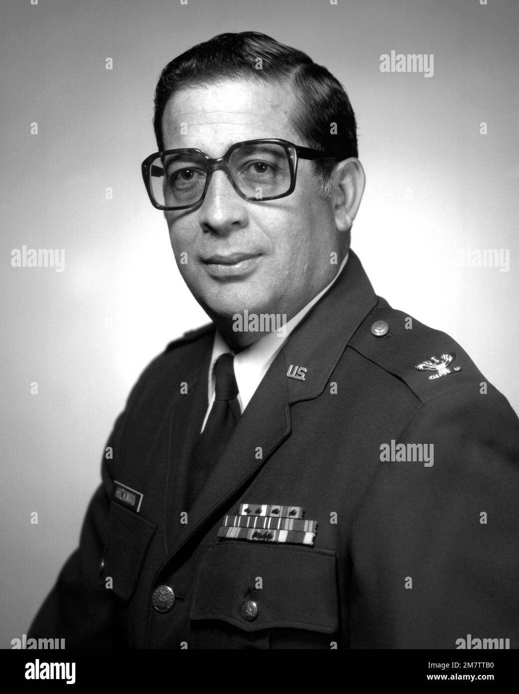 COL Warren Hickman, USAF (uncovered). Country: Unknown Stock Photo - Alamy
