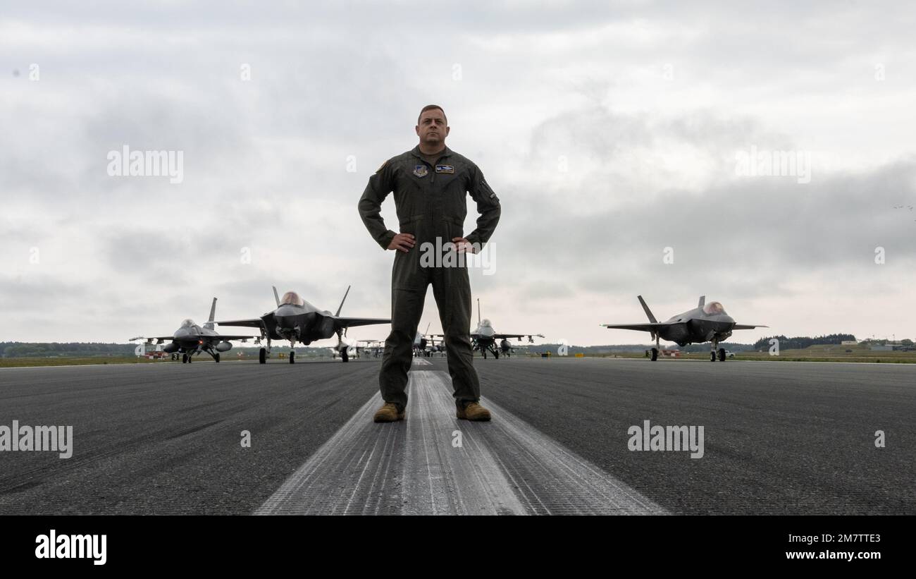 U.S. Air Force Col. Jesse J. Friedel, 35th Fighter Wing commander ...