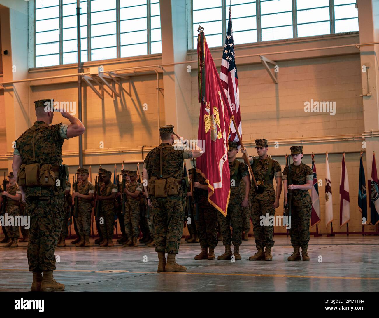 U.S. Marines assigned to Marine Aviation Logistics Squadron (MALS) 36 ...