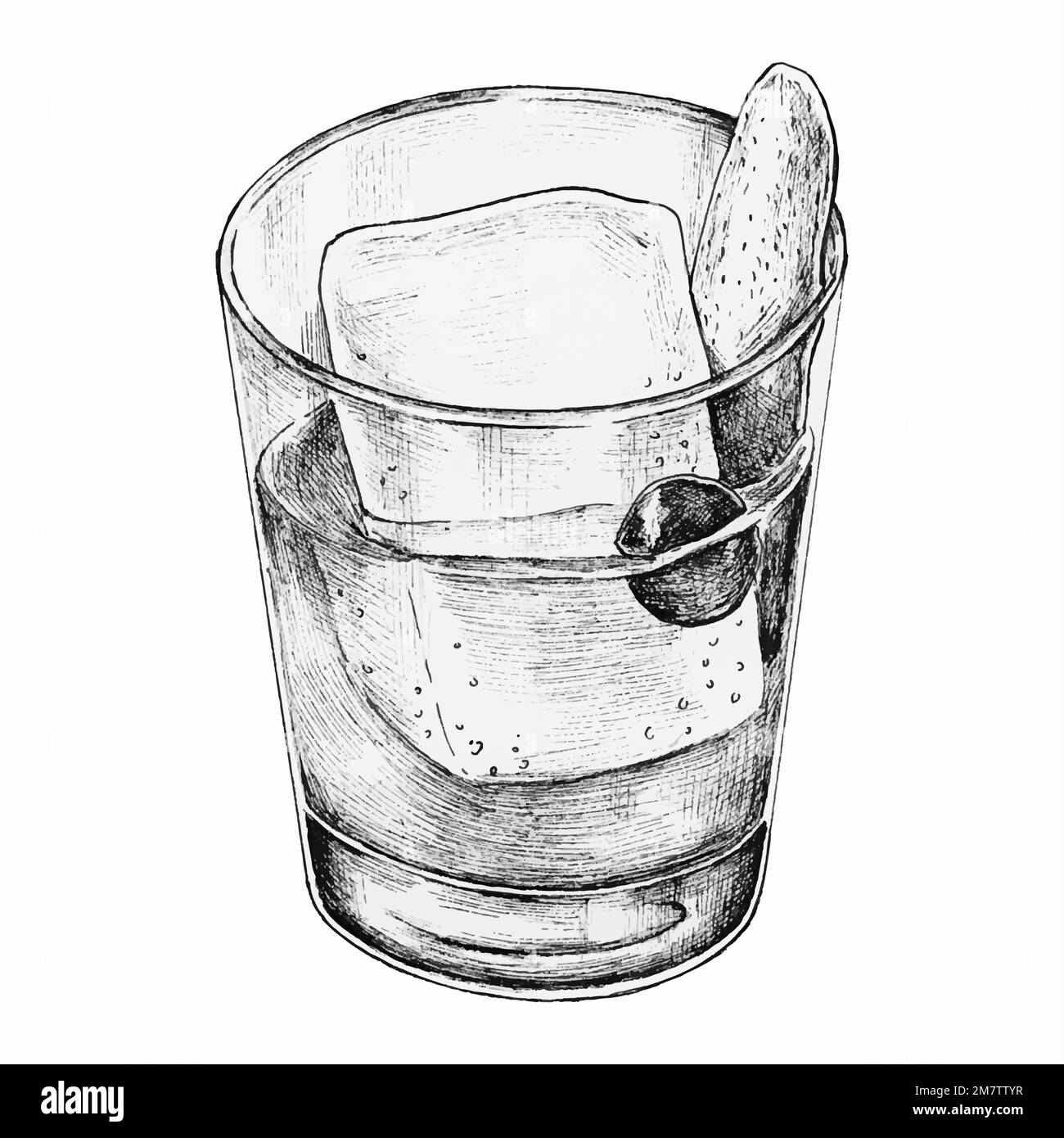 Hand drawn cocktail drink vector Stock Vector Image & Art - Alamy