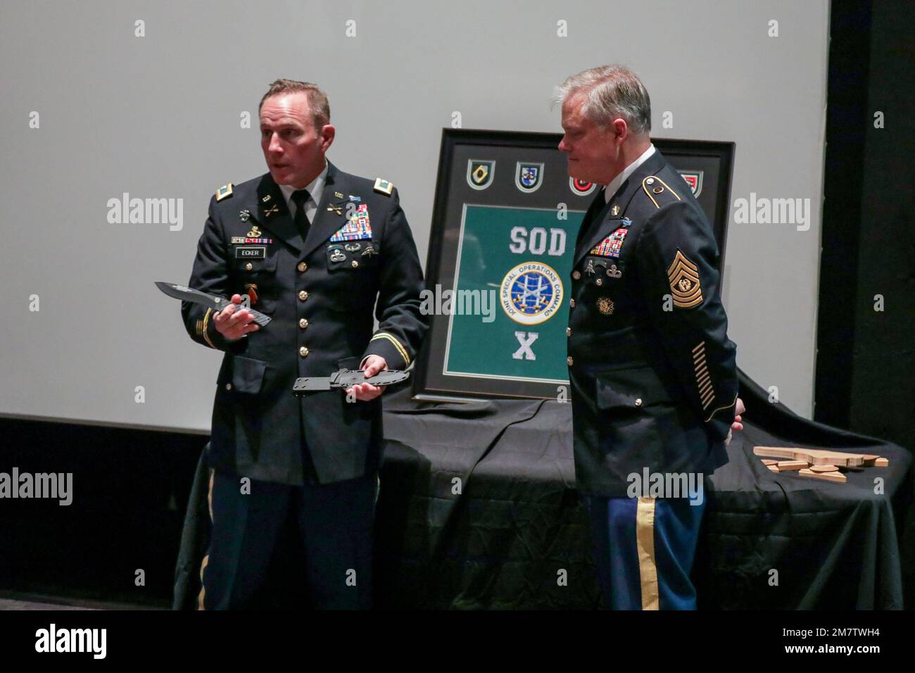 U.S. Army Col. Mike Ecker, commander of the North Carolina National ...