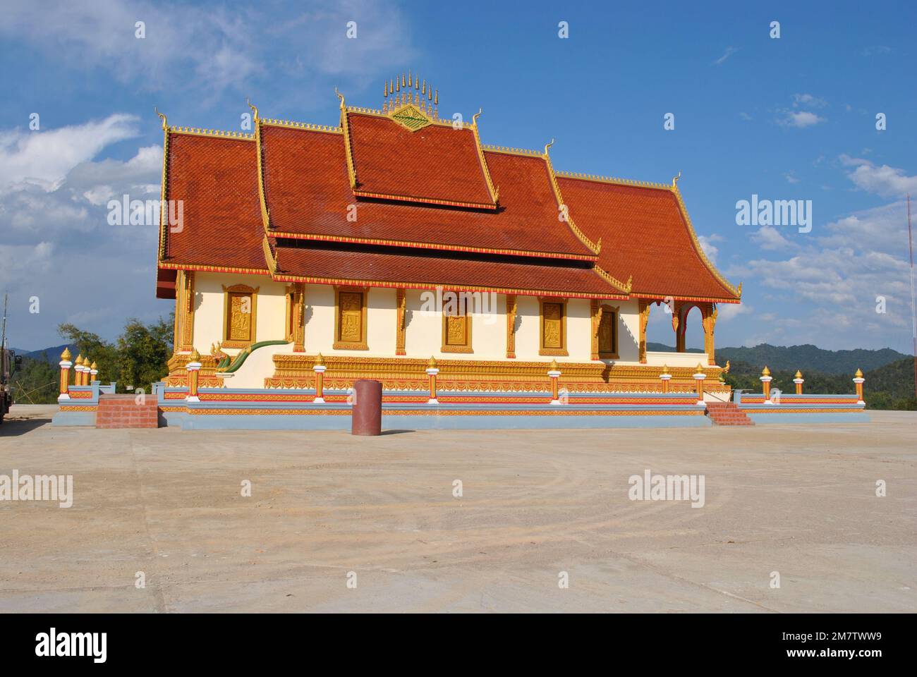 Vat Phoxaysanalam Xam Neua Laos Stock Photo - Alamy