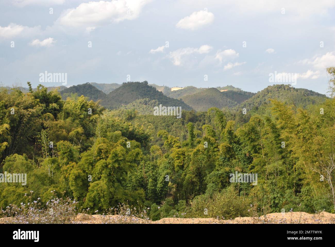 Streets of Xam Neua Laos 2013 Stock Photo - Alamy