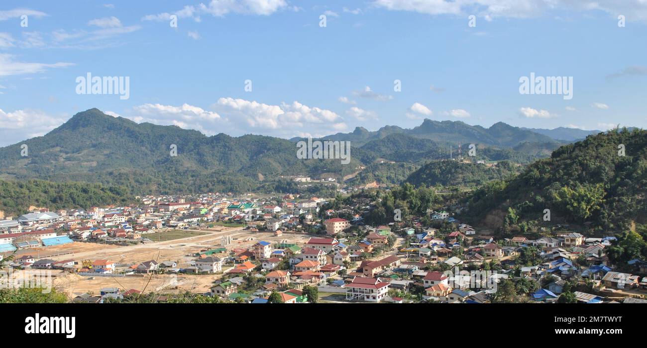 Streets of Xam Neua Laos 2013 Stock Photo - Alamy