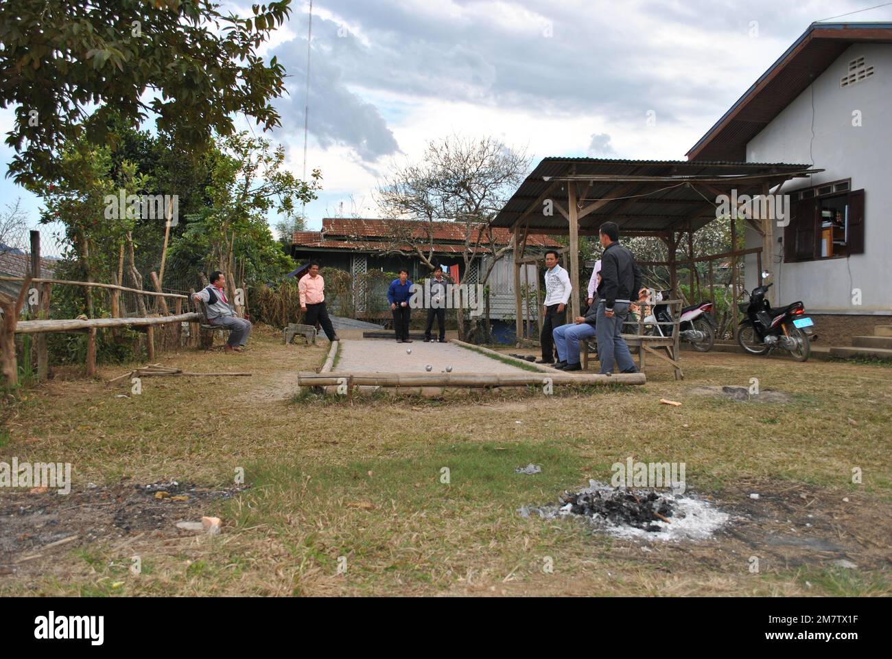 Streets of Xam Neua Laos 2013 Stock Photo - Alamy