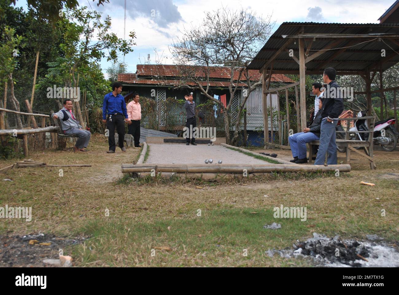 Streets of Xam Neua Laos 2013 Stock Photo - Alamy