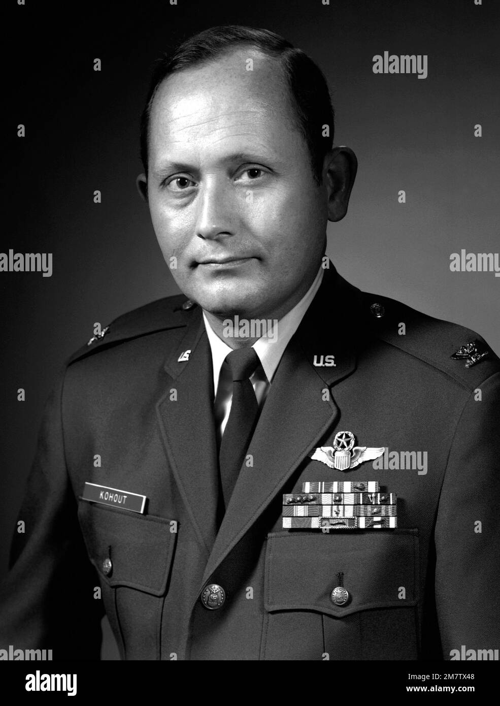COL John J. Kohout II, USAF (uncovered). Country: Unknown Stock Photo ...