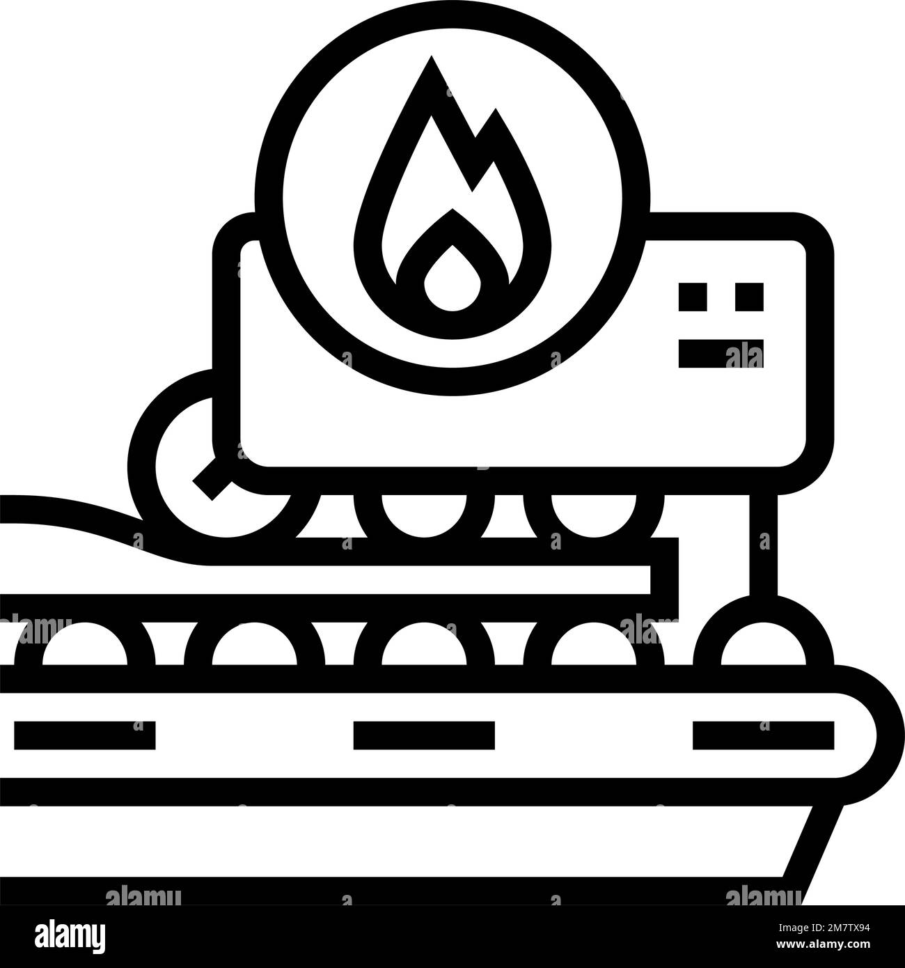 Rolling conveyor Stock Vector Images - Alamy