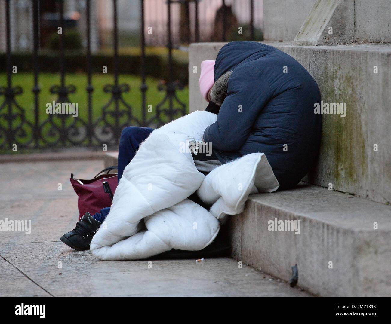 File photo dated 16/01/20 of homeless people sleeping in London, as at ...