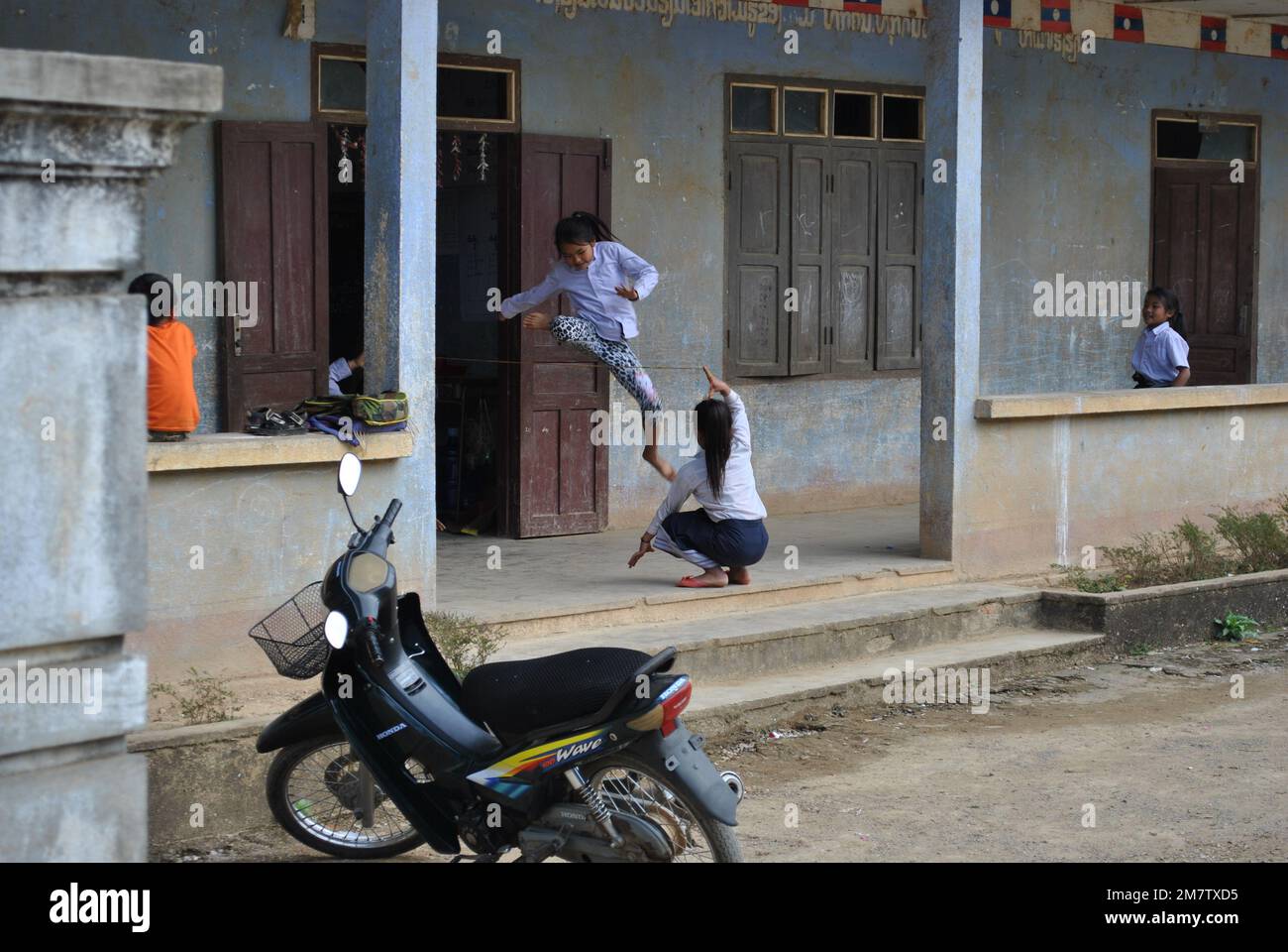 Streets life in Xam Neua Laos 2013 Stock Photo - Alamy