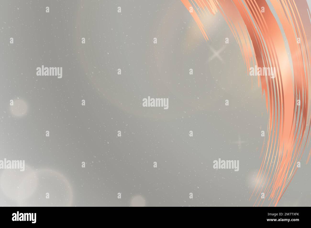 Gray background vector with copper brush stroke border Stock Vector ...