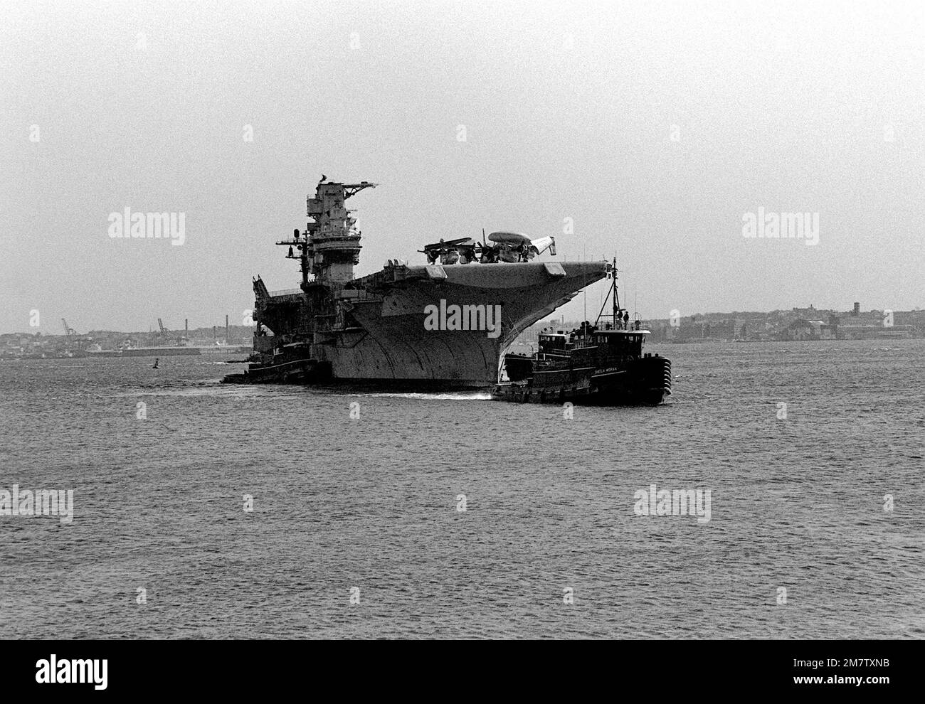 A starboard bow view of the anti-submarine warfare support aircraft ...
