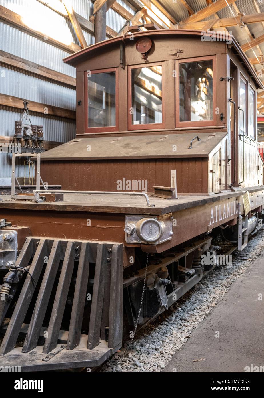 Car No 100 used to full cars hauling coal, known for strength and power ...