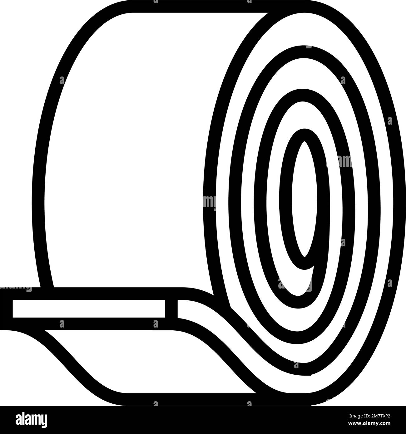 coil steel production line icon vector illustration Stock Vector Image ...