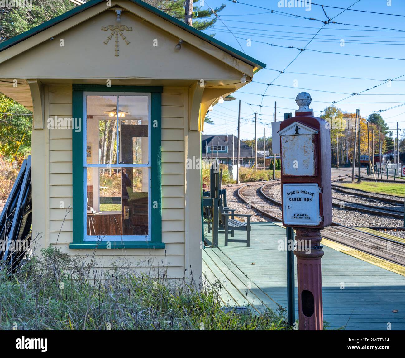 Morrison Hill stop on the Interpretive Railway and Atlantice Shore Line ...