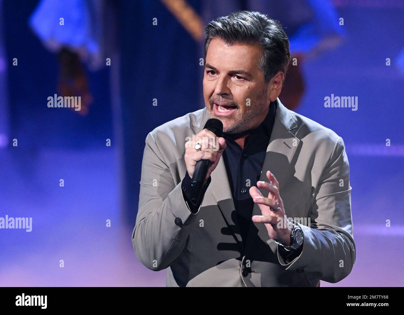 Leipzig, Germany. 22nd Oct, 2022. German pop and pop singer Thomas ...