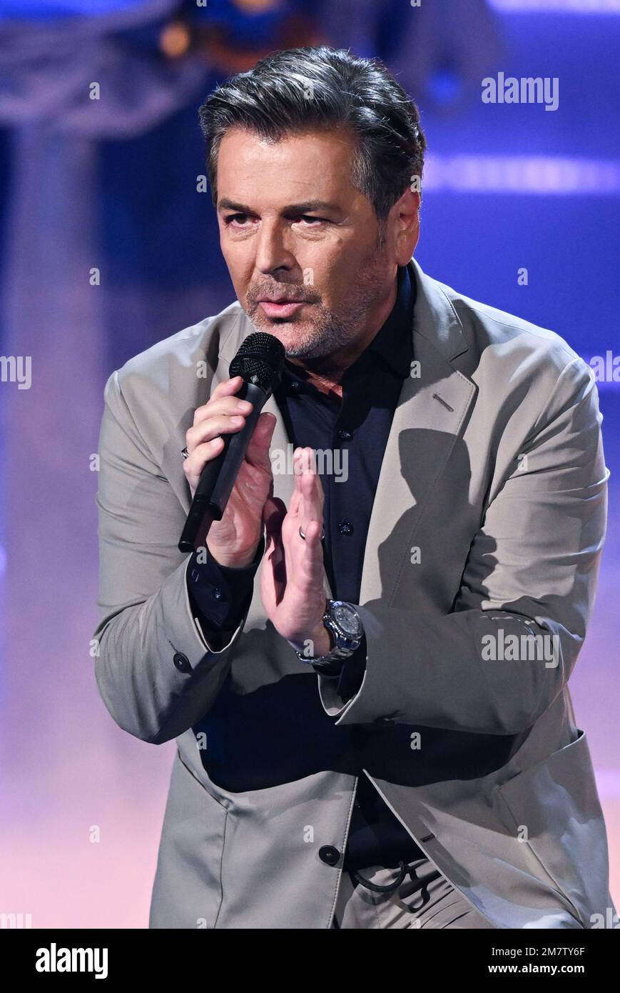 Leipzig, Germany. 22nd Oct, 2022. German pop and pop singer Thomas ...