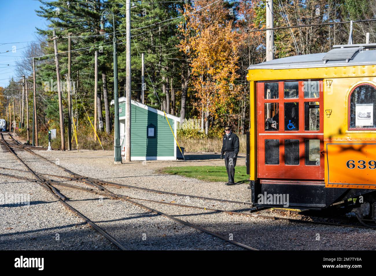 Kennebunkport seashore trolley museum hi-res stock photography and ...